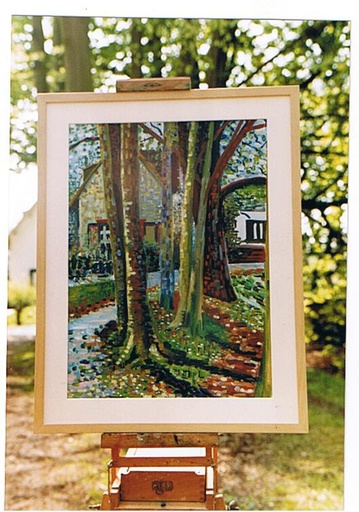 Simon Borst - dutch plein air painting, nature as working space